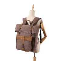 China Custom Canvas Laptop Backpack 15.6 Inch Eco Friendly Travel Bag for Men Students for sale