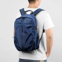 China Custom Logo Travel School Bags Wholesale Big Capacity 34x40x10cm Polyester for sale