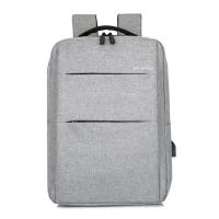 China Travel Men Computer Bag Polyester Casual Geometric USB Laptop Backpack for sale