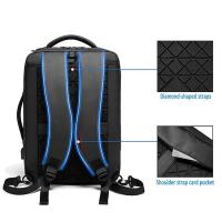 China Large Capacity Work Computer Backpack , Unisex Nylon Business Laptop Rucksack for sale