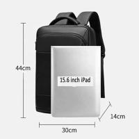 China Large Capacity Work Computer Backpack , Unisex Nylon Business Laptop Rucksack for sale