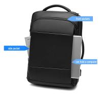 China Large Capacity Work Computer Backpack , Unisex Nylon Business Laptop Rucksack for sale