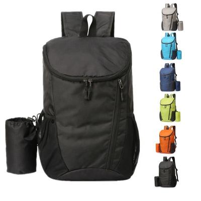 China Custom Logo Oxford Basketball Team Backpack 28x20x42cm Foldable Sports Bag for sale