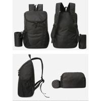 China Custom Logo Oxford Basketball Team Backpack 28x20x42cm Foldable Sports Bag for sale