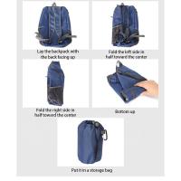 China Custom Logo Oxford Basketball Team Backpack 28x20x42cm Foldable Sports Bag for sale