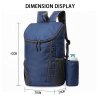 China Custom Logo Oxford Basketball Team Backpack 28x20x42cm Foldable Sports Bag for sale