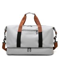 China Women Sports Yoga Mat Gym Bag Travel Duffel Weekender Overnight Bag with Wet Pocket 30L for sale