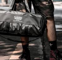 China OEM Waterproof Travel Bag 30L Dry Wet Separation Fitness Duffel Custom Colors for sale