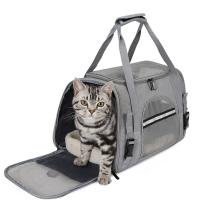 China Collapsible Soft Sided Pet Carrier Bag for Small Medium Dogs Cats Custom Sizes OEM for sale