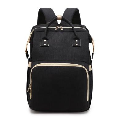 China Large Capacity Mummy Baby Diaper Backpack Waterproof Oxford 35L Multicolor for sale