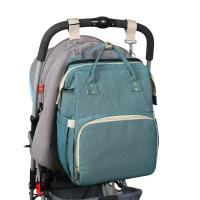 China Large Capacity Mummy Baby Diaper Backpack Waterproof Oxford 35L Multicolor for sale
