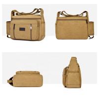 China OEM Custom Men's Messenger Bag Crossbody with Bottle Pocket 15L Capacity for sale