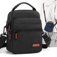 China Multi Layer Men Designer Messenger Bag Crossbody Side Bag with Zipper Pocket 30x20x10 cm for sale