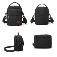 China Multi Layer Men Designer Messenger Bag Crossbody Side Bag with Zipper Pocket 30x20x10 cm for sale