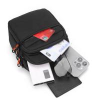 China Multi Layer Men Designer Messenger Bag Crossbody Side Bag with Zipper Pocket 30x20x10 cm for sale