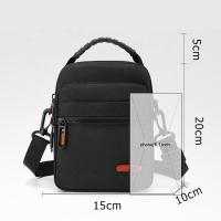 China Multi Layer Men Designer Messenger Bag Crossbody Side Bag with Zipper Pocket 30x20x10 cm for sale