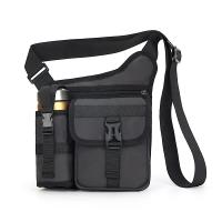 China Custom Crossbody Chest Bag with Bottle Holder for Camping Cycling Travel 600D for sale