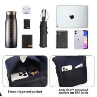 China Custom Crossbody Chest Bag with Bottle Holder for Camping Cycling Travel 600D for sale