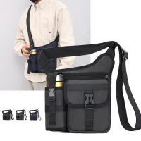China Custom Crossbody Chest Bag with Bottle Holder for Camping Cycling Travel 600D for sale