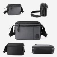 China Fashion Men Messenger Shoulder Bag Business Simple Portable Square Waterproof 30x25x10cm for sale