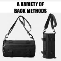 China Custom Waterproof Barrel Drum Crossbody Bag for Men Women 5-7 Day Sample for sale