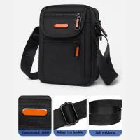 China Custom Logo Men's Casual Messenger Shoulder Bag with Adjustable Strap 15L for sale