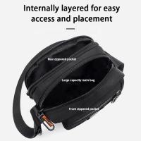 China Custom Logo Men's Casual Messenger Shoulder Bag with Adjustable Strap 15L for sale