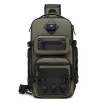 China Tactical Waterproof Chest Bag 20x17x39cm Oxford Cloth Anti-Theft Large Capacity Men for sale