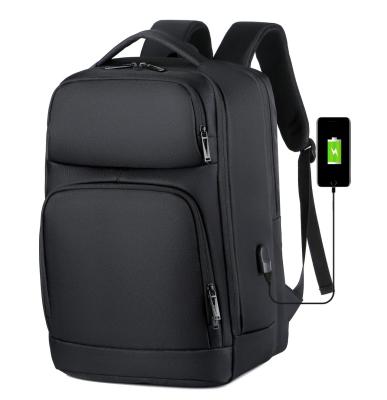 China Waterproof USB Laptop Backpack 31x19x47cm Oxford Cloth Unisex for sale