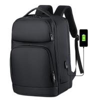 China Waterproof USB Laptop Backpack 31x19x47cm Oxford Cloth Unisex for sale
