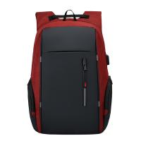 China 32x46cm Oxford Cloth Laptop Backpack 1kg Unisex Travel Bag with USB Port for sale