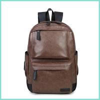 China Waterproof PU Laptop Backpack 30x15x43cm Unisex Travel School Bag for Men Women for sale