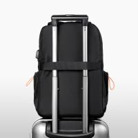 China Oxford Waterproof Laptop Backpack 31x14x45cm USB Port Unisex Business for sale