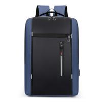 China 31x12x43cm Waterproof Laptop Backpack Oxford Cloth Unisex Travel Bag with USB Port for sale