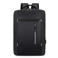 China 31x12x43cm Waterproof Laptop Backpack Oxford Cloth Unisex Travel Bag with USB Port for sale