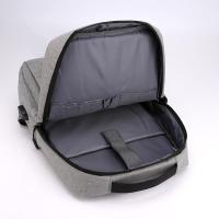 China 15.6 Inch Nylon Laptop Backpack with USB Port 30x14x40cm Custom Logo for sale