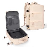 China Custom 17 Inch Outdoor Business Travel Laptop Backpack USB Charging Port Water Resistant Nylon for sale