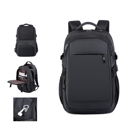 China Custom Logo Large Capacity Laptop Backpack 15.6 Inch Business Travel Bag for sale