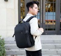 China Custom Logo Large Capacity Laptop Backpack 15.6 Inch Business Travel Bag for sale