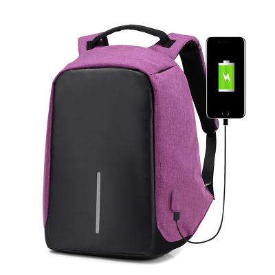 China Polyester Laptop Backpack 40L with USB Charger Waterproof for Travel Camping for sale