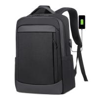 China Multi-Function Smart Nylon Laptop Backpack for Travel and Business with USB Port for sale