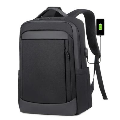 China Multi-Function Smart Nylon Laptop Backpack for Travel and Business with USB Port for sale