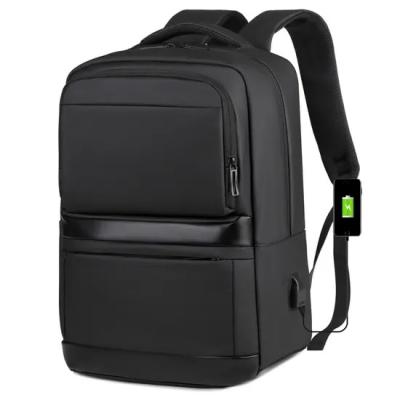 China Custom Logo Waterproof Oxford Anti-Theft USB Charging Laptop Backpack 15.6 Inch for sale