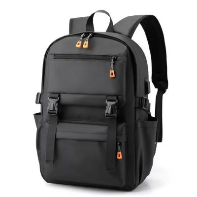 China Unisex Waterproof Nylon Laptop Backpack 15.6 Inch with USB Charging Port for School Travel for sale