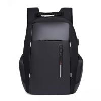 China Durable Polyester Laptop Backpack 15.6 Inch USB Charging Travel Business Anti Theft for sale