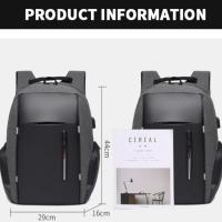 China Durable Polyester Laptop Backpack 15.6 Inch USB Charging Travel Business Anti Theft for sale