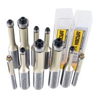 China Popular ARDEN Router Bit1/2 1/4 Straight Flute Cnc Woodworking Flat Bottom Flush Trim Router Bit for Wood  With Bearing for sale