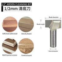 China Arden Cnc Router Bits Flat Bottom Engraving Drill Bit Woodworking Tool Cleaning Bottom End Mill  CNC Engraving and Cutting Bit for sale