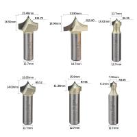 China Arden 12.7mm Shank Pointed Engraving Knife Carbide Shaper Cutters Engraving Tools Woodensharp Mouth Tools for MDF Particle Wood for sale