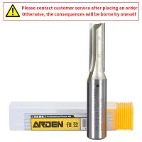 China Hot Selling Arden CNC Router Bit Carbide Double Edge Straight Groove End Mill Engraving Chipboard Veneer Plywood Milling Cutter for sale